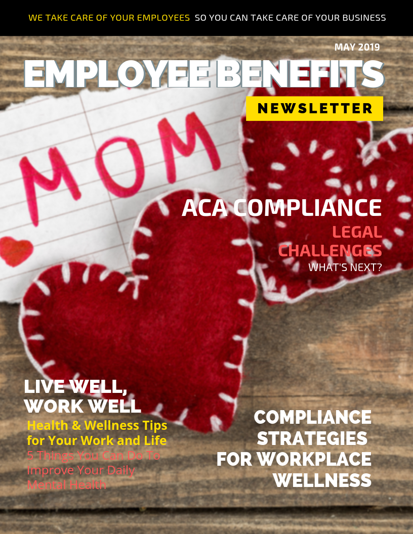 Get Our Monthly Employee Benefits Newsletter